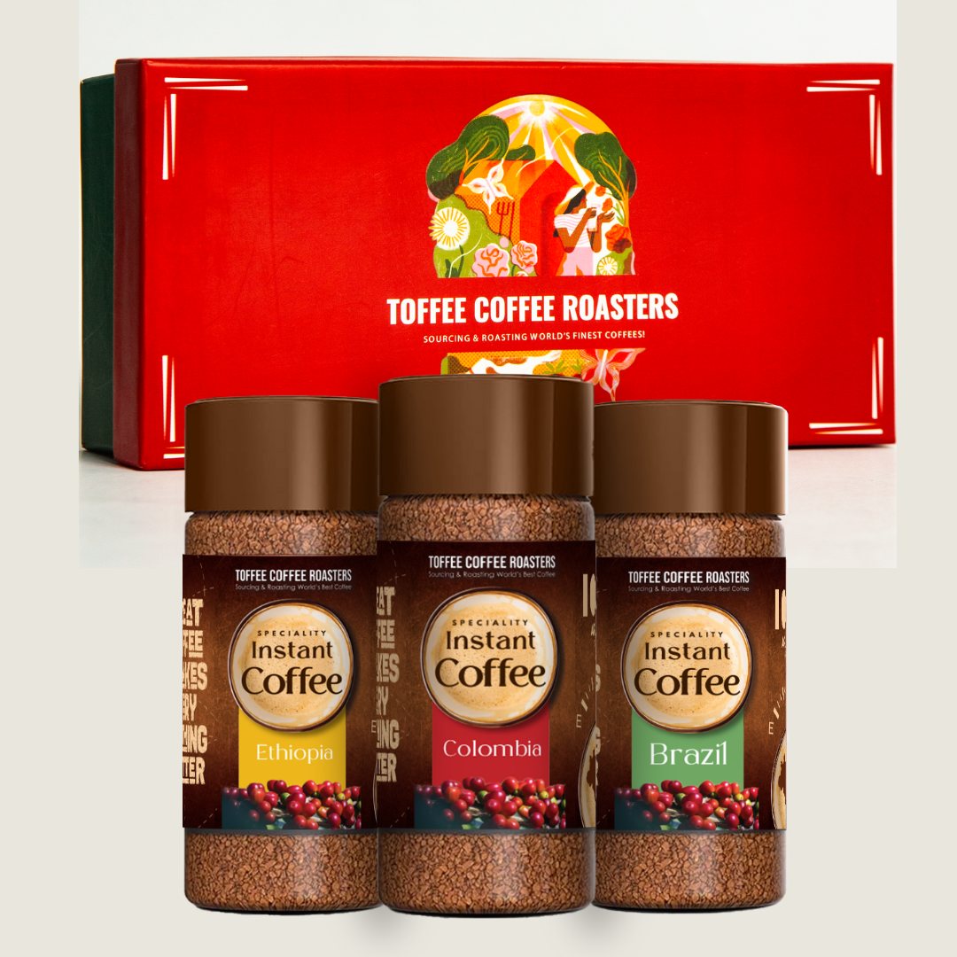 Instant Coffee Gift Set (Pack of 3) | Toffee Coffee Roasters
