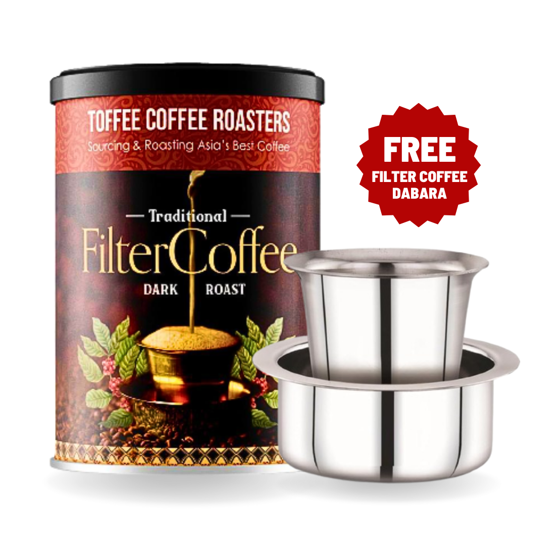 South Indian Filter Coffee + Free Filter Coffee Maker | Toffee Coffee ...