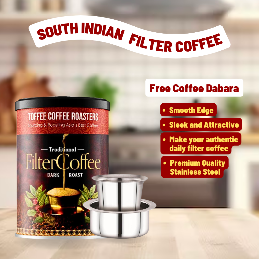 South Indian Filter Coffee + Free Filter Coffee Maker | Toffee Coffee ...