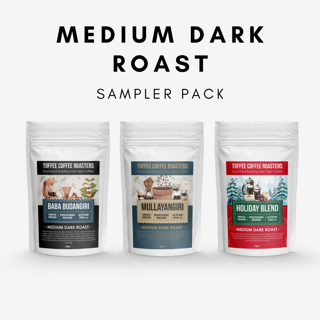 Medium Dark Roast - Sample Pack | Toffee Coffee Roasters