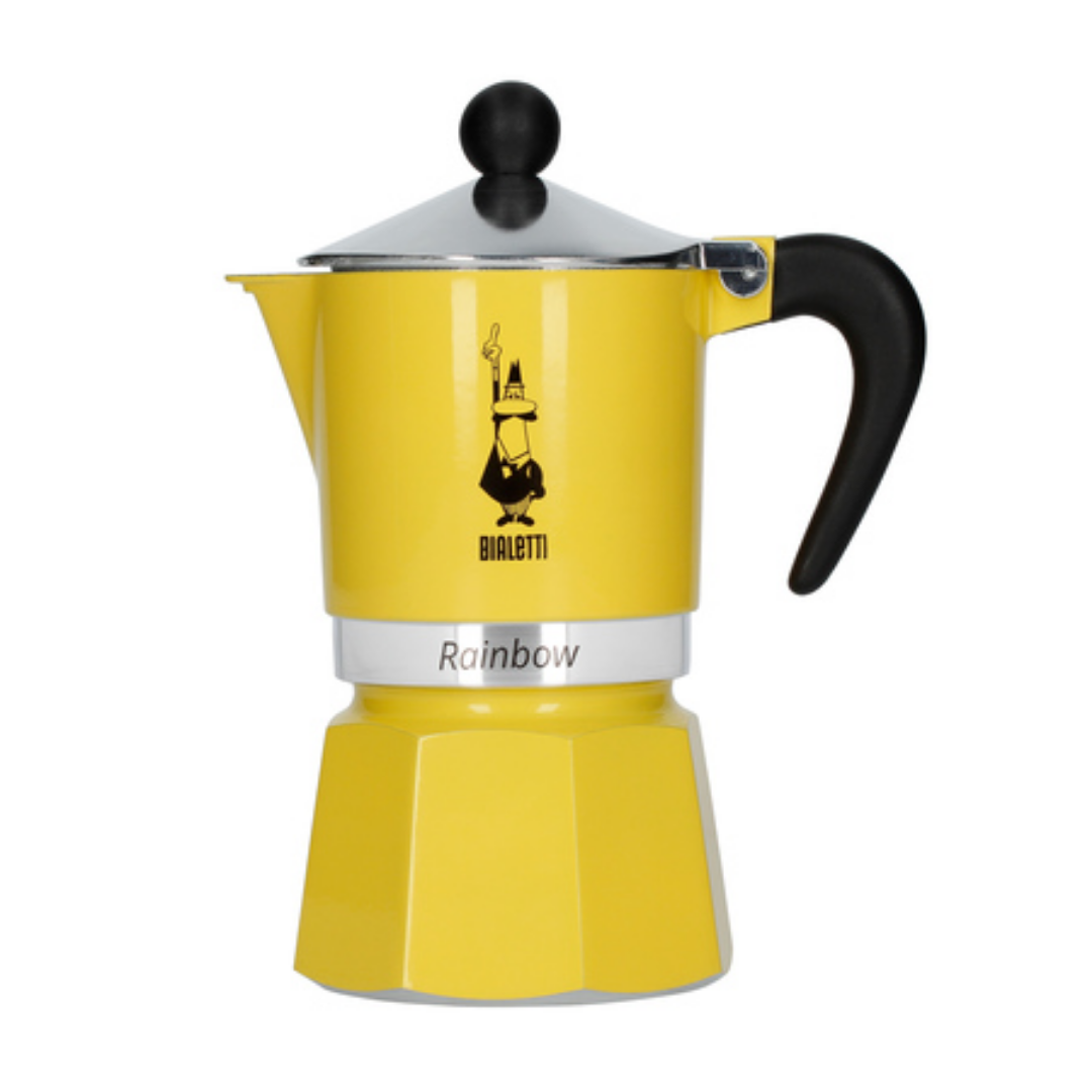 Buy Bialetti Moka Express (3 Cup - Yellow) Espresso Maker Online ...